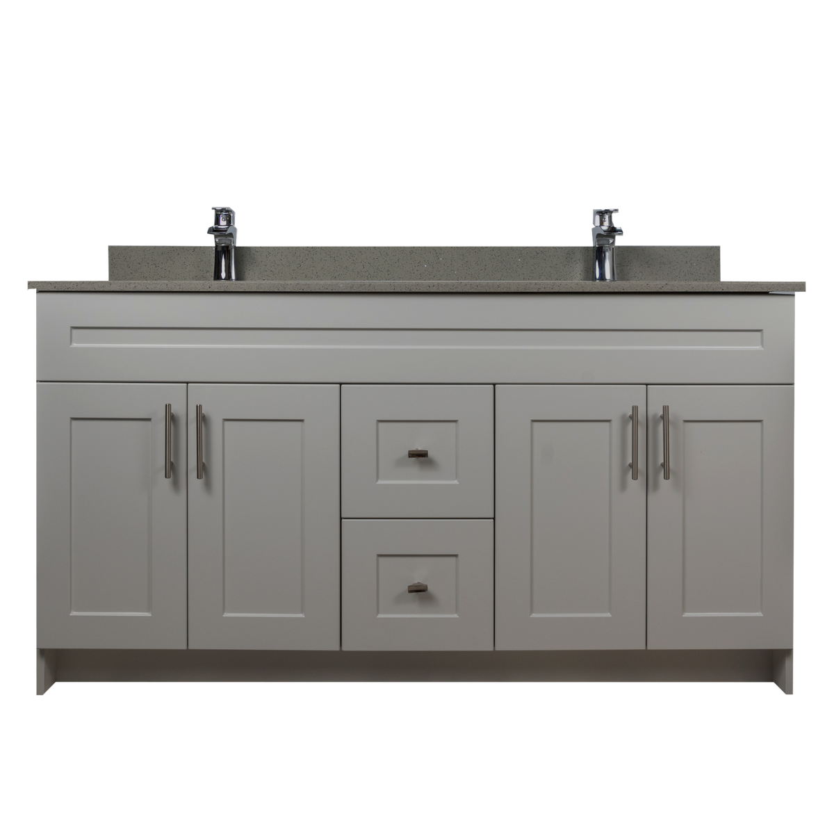 60" MDF Vanities - Shaker Doors — RTI CABINETS