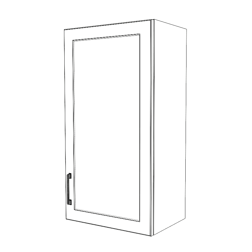 19" Wide x 36" High Wall Cabinet - Painted Doors — RTI CABINETS