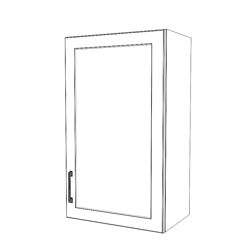 20" Wide x 34" High Wall Cabinet - Thermofoil Doors — RTI CABINETS