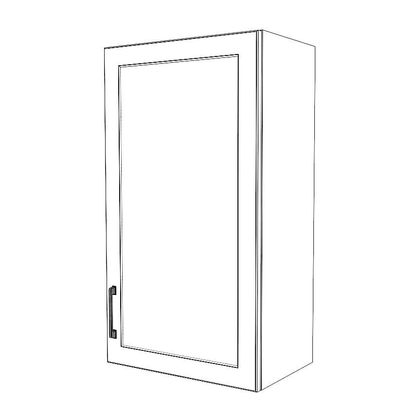 20" Wide x 36" High Wall Cabinet - Thermofoil Doors — RTI CABINETS