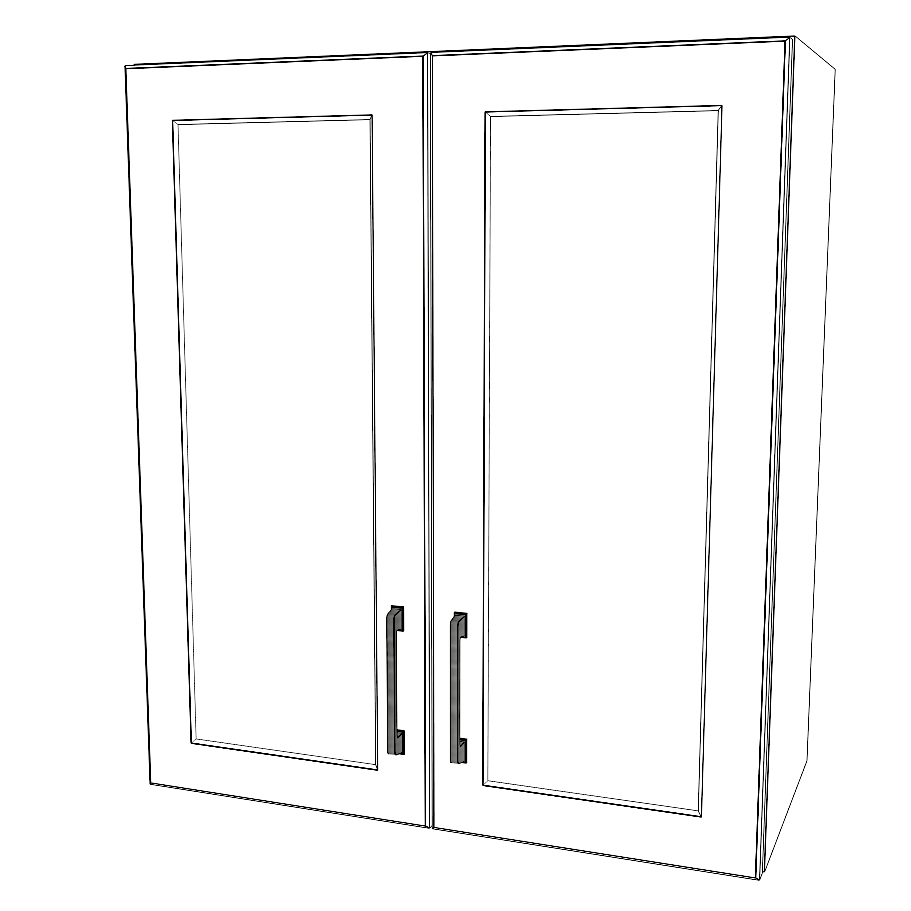 26" Wide x 30" High Wall Cabinet - Thermofoil Doors — RTI CABINETS