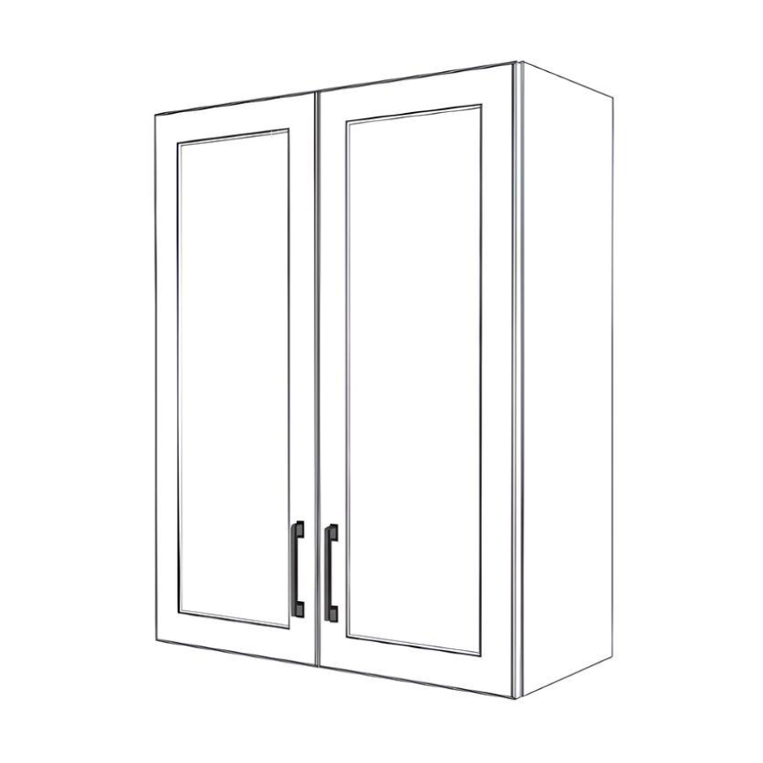 28" Wide x 36" High Wall Cabinet - Thermofoil Doors — RTI CABINETS