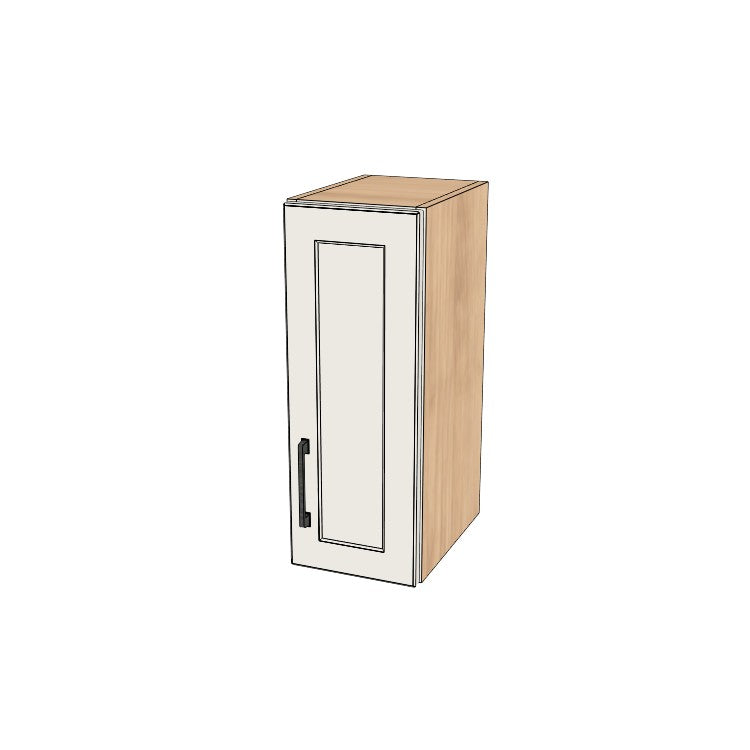 9" Wide x 24" High Wall Cabinet - (Hardrock Maple Melamine Boxes - The ...
