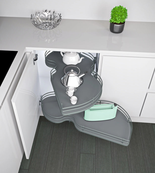 INOXA COMBI Peanut Shape Blind Corner - (XLM) — RTI CABINETS