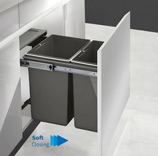 Garbage Bin System 13 1/2" - For 15" Base Cabinet and Up — RTI CABINETS